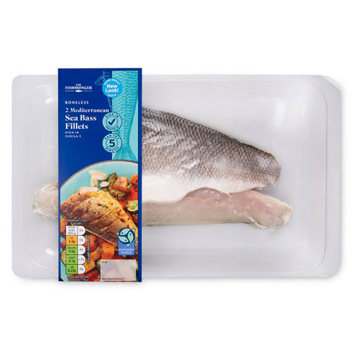 Boneless Mediterranean Sea Bass Fillets 2 Pack | ALDI UK